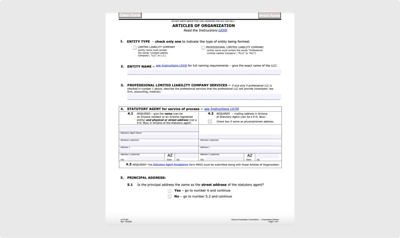 Starting an LLC in Arizona: Step-By-Step