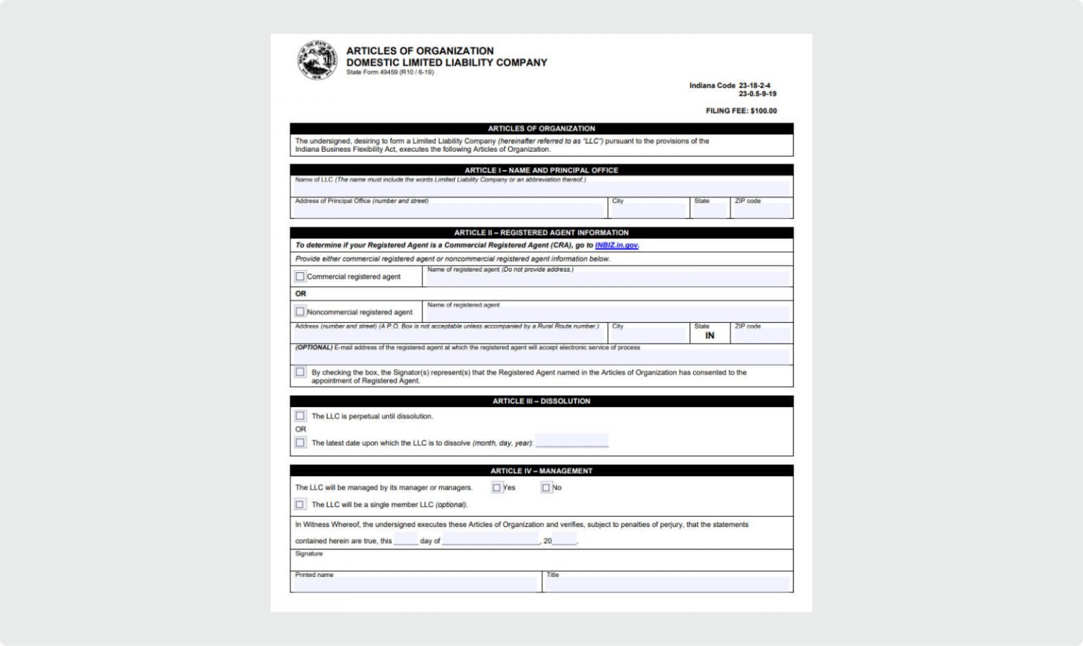 How to Start an LLC in Indiana | SimplifyLLC