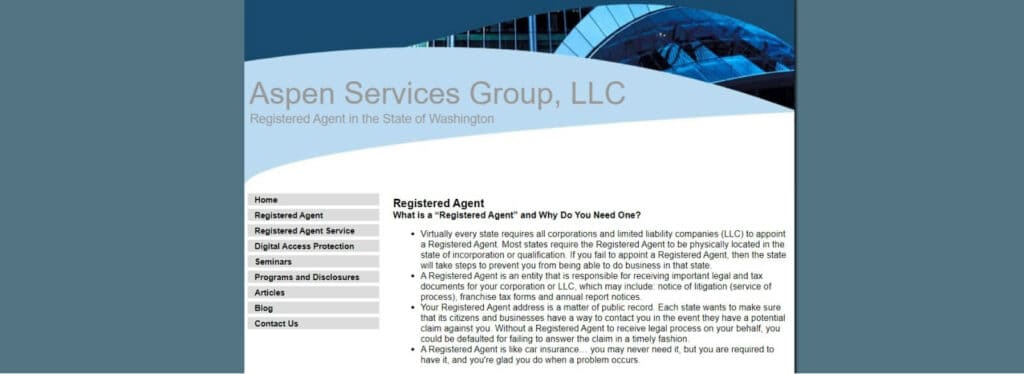 Washington Registered Agent Services – Top 11 Reviewed