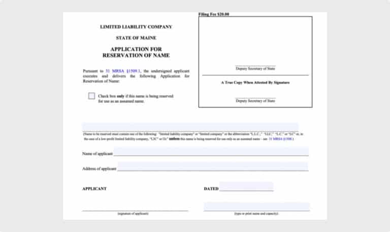 How to Start an LLC in Maine | SimplifyLLC