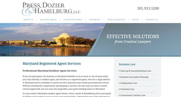 Maryland Registered Agent Services - Top 9 Reviewed