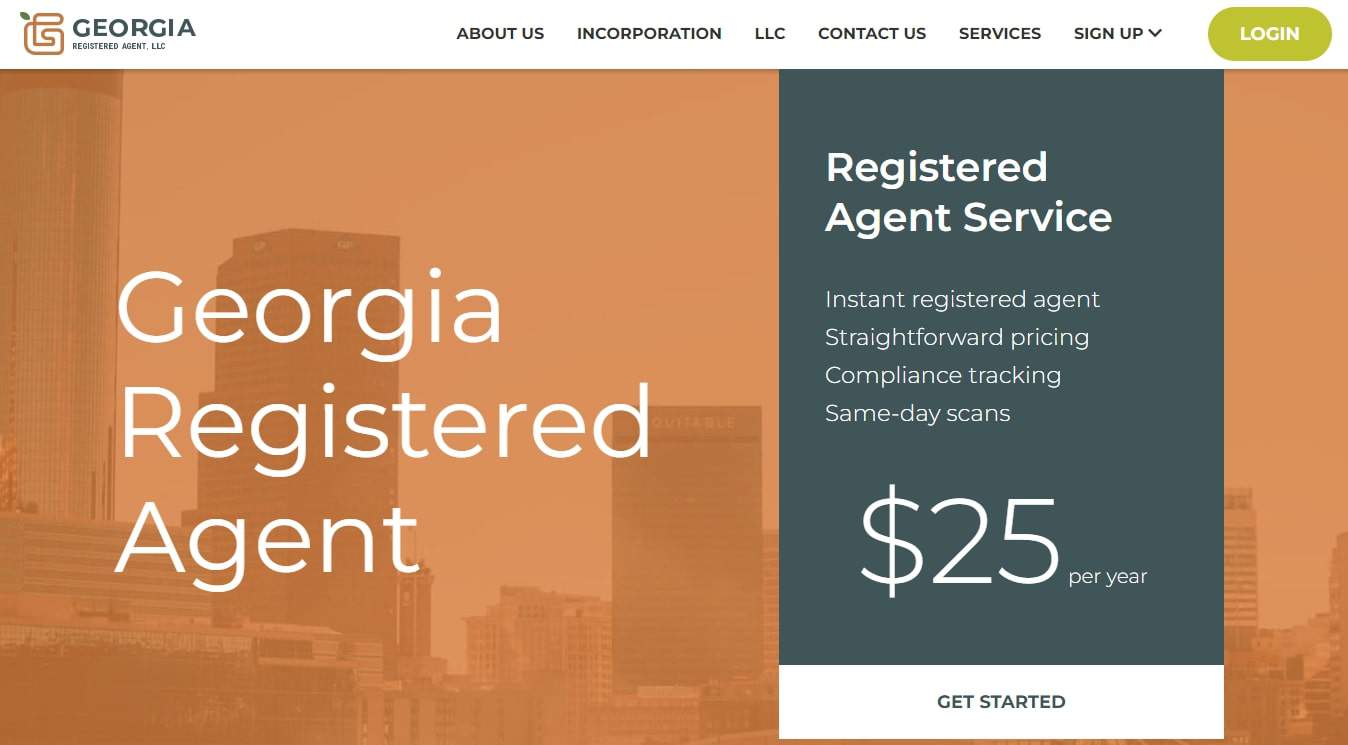 Top 6 Registered Agent Services in Georgia | SimplifyLLC