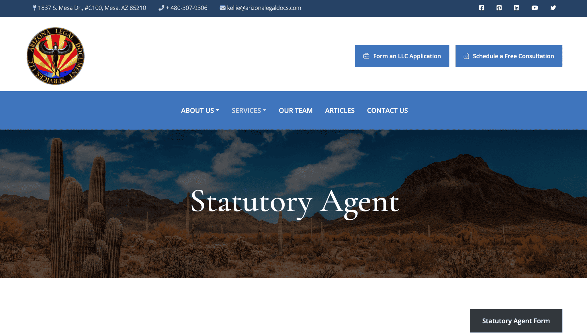 Arizona Registered (Statutory) Agent Services - Top 6 Reviewed