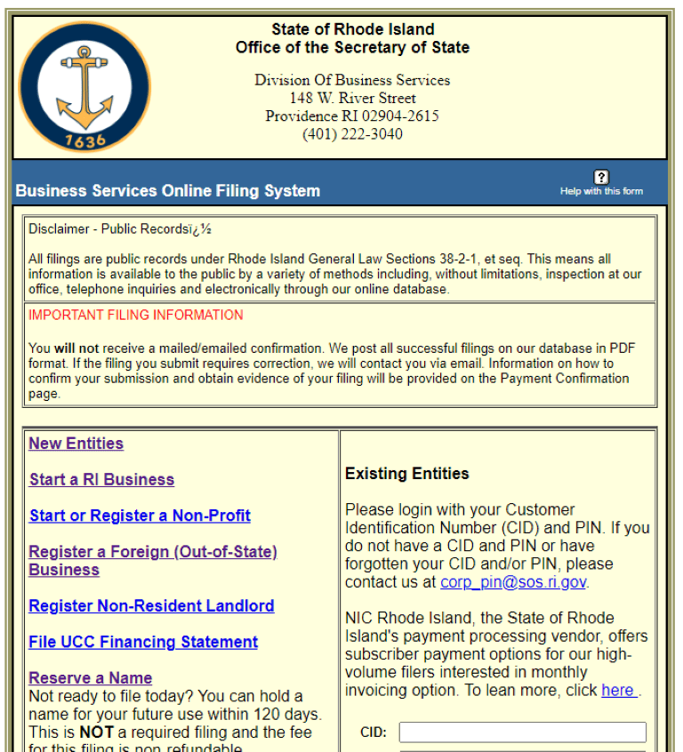 How to Start an LLC in Rhode Island: Step-by-Step | SimplifyLLC