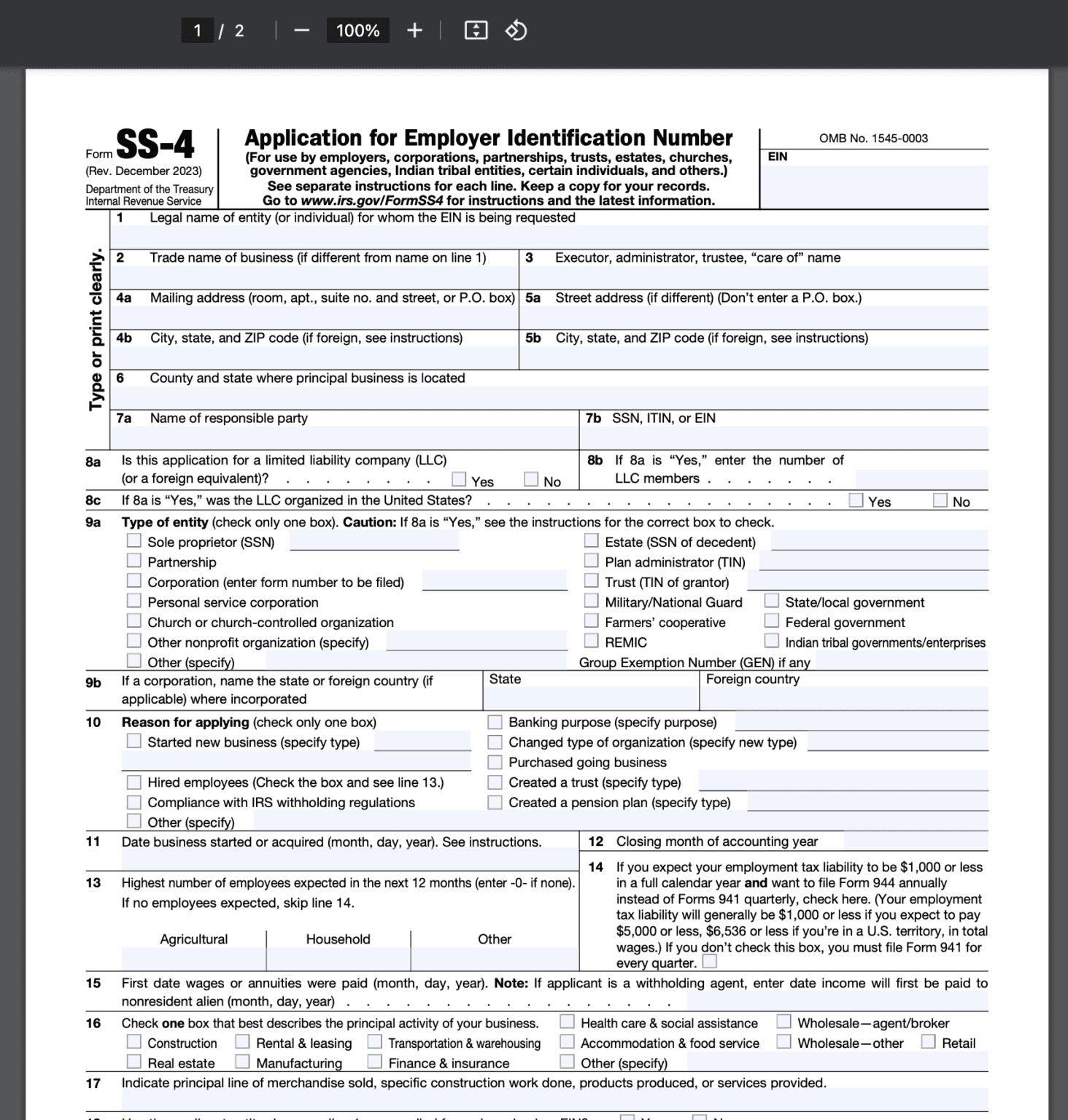 How to Apply for a Tax ID Number for an LLC | SimplifyLLC
