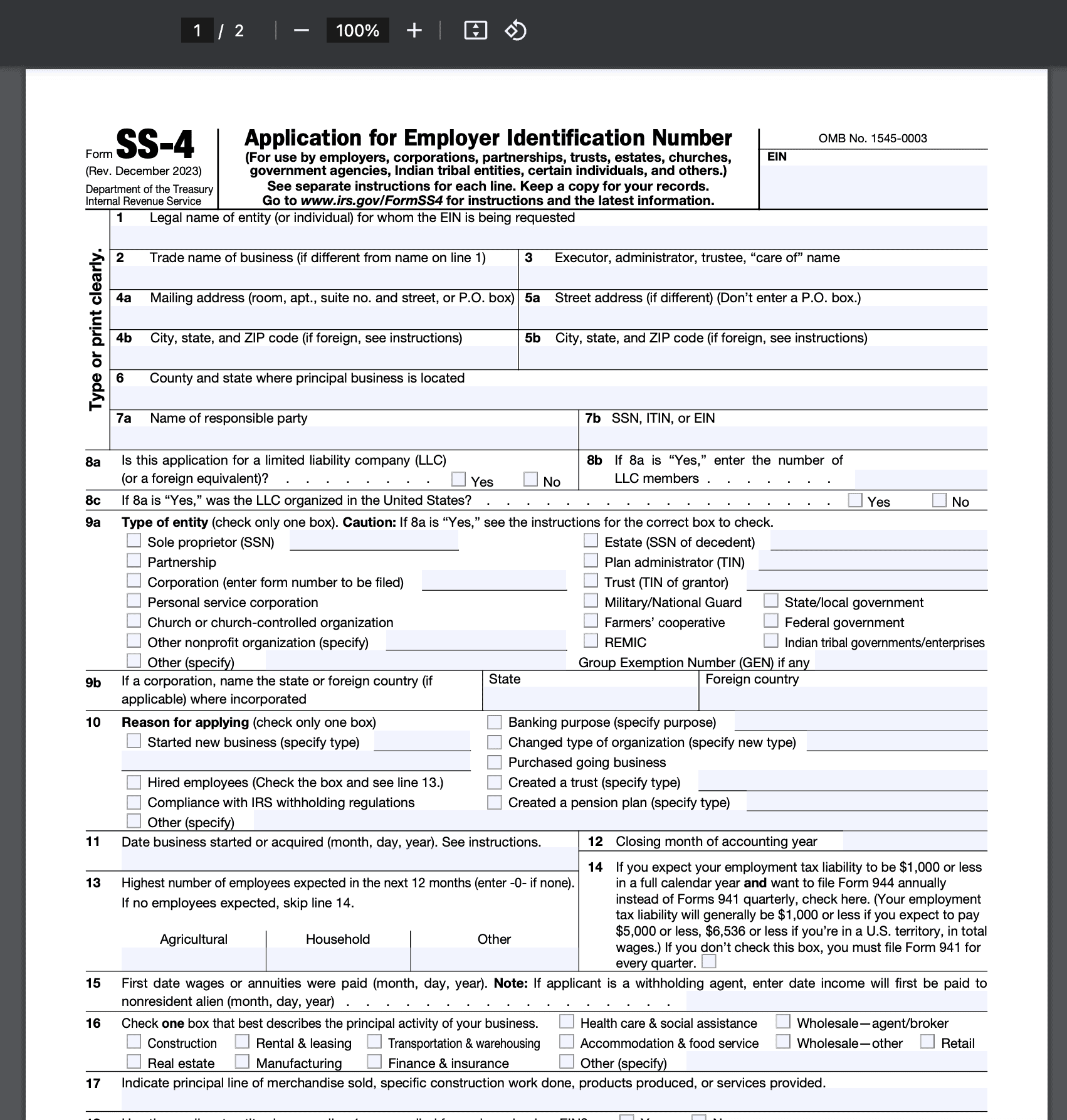 How to Apply for a Tax ID Number for an LLC | SimplifyLLC