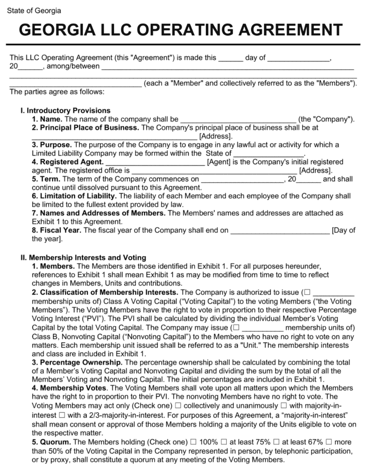How to Start an LLC in Georgia: Step-by-Step