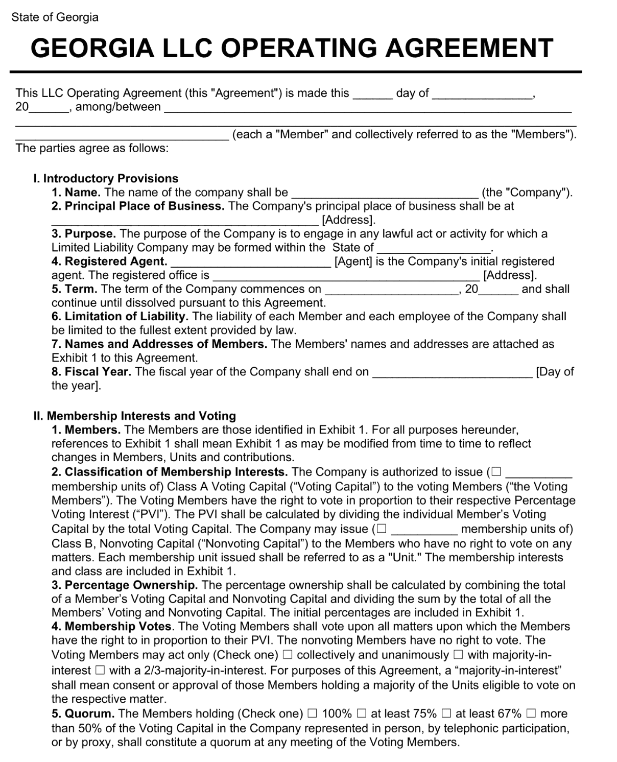 How to Start an LLC in Georgia: Step-by-Step