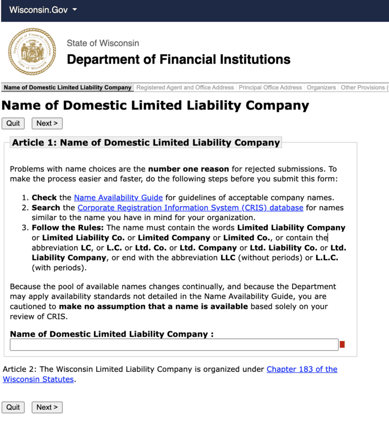 How to Start an LLC in Wisconsin: Step-by-Step Guide