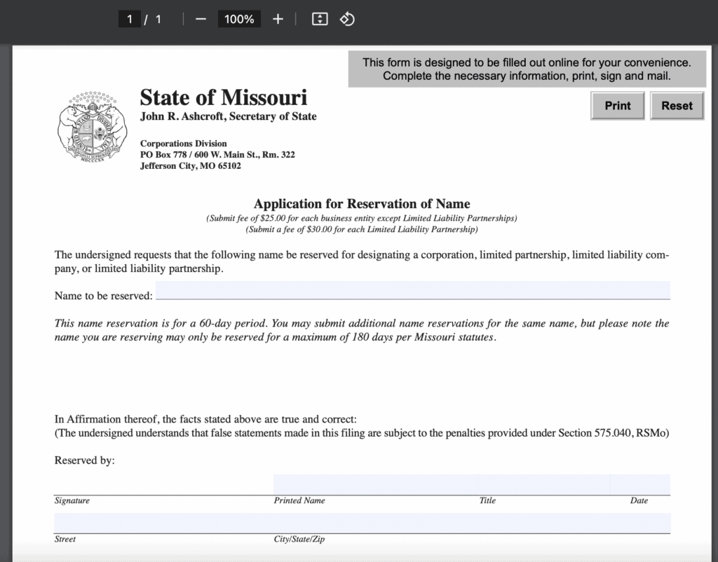 How to Start an LLC in Missouri: Step-by-Step Guide