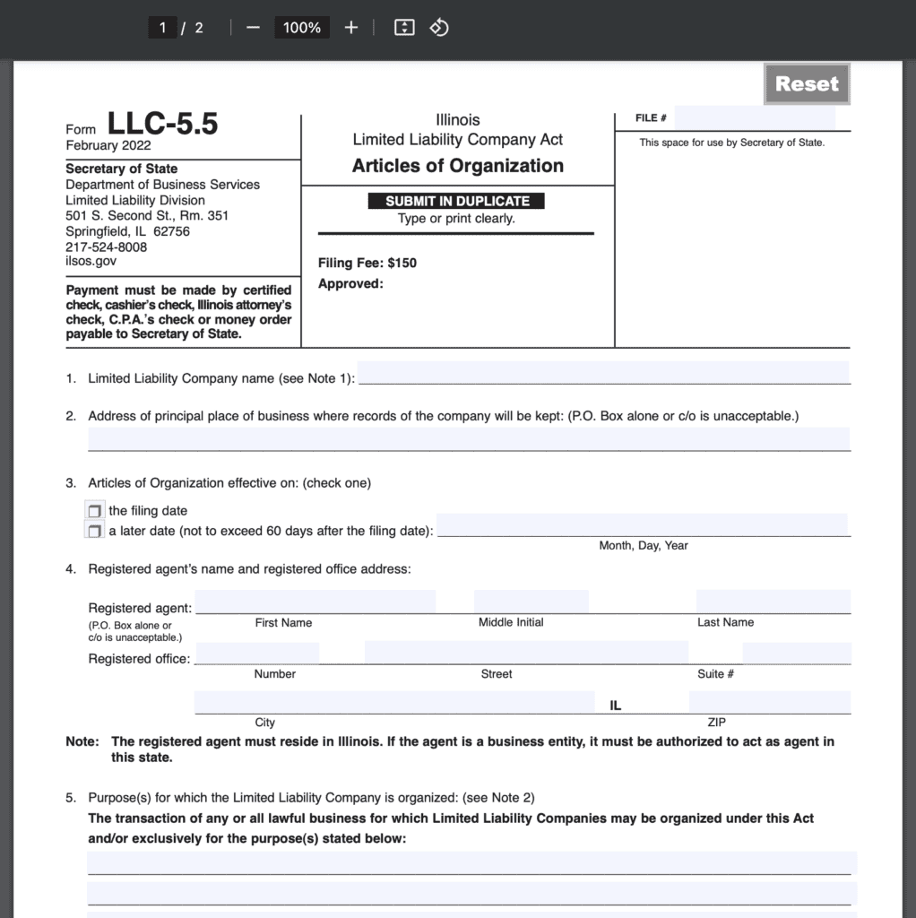 How to Start an LLC in Illinois: Step-by-Step