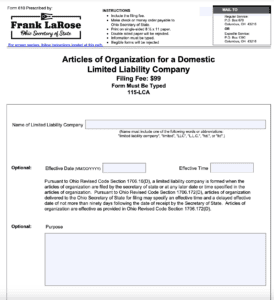 How to Start an LLC in Ohio: Step-by-Step