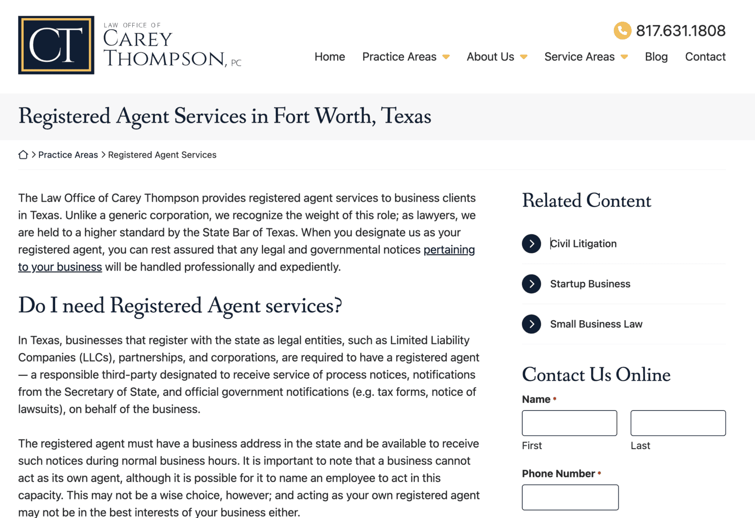 Registered Agents in Texas - Top 8 Reviewed