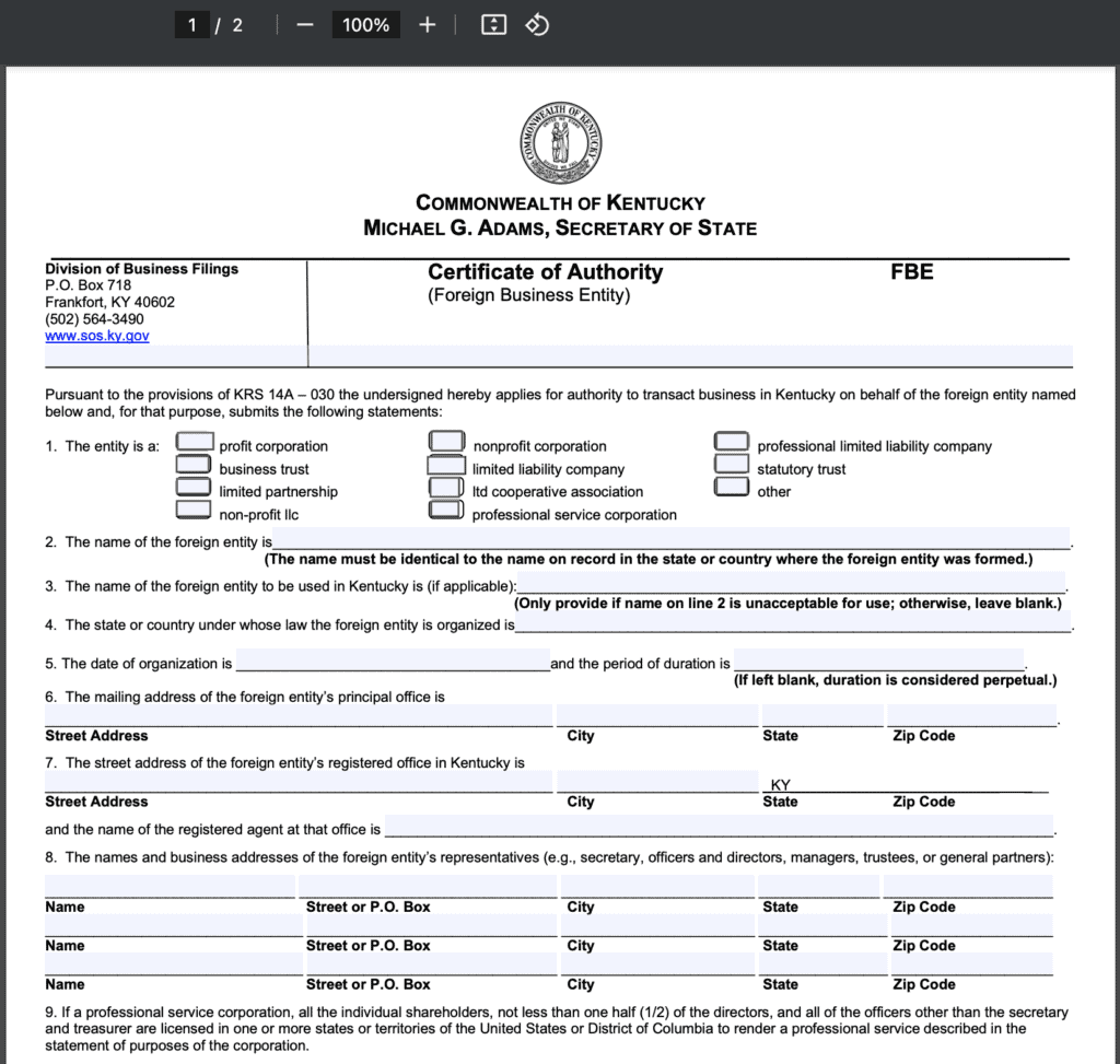 How to Start an LLC in Kentucky: Step-by-Step