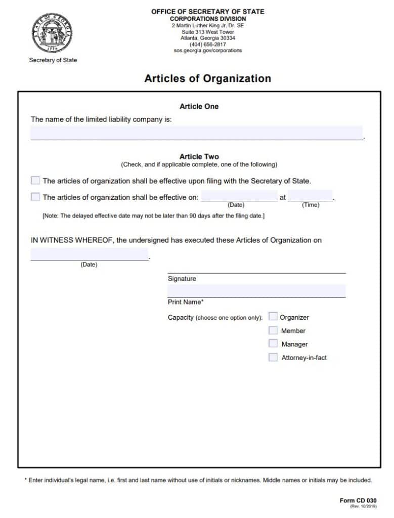 How to Start an LLC in Georgia: Step-by-Step